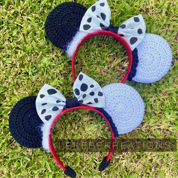 Accessories | Crochet Disney Inspired Curella De Vil Headband | Poshmark
